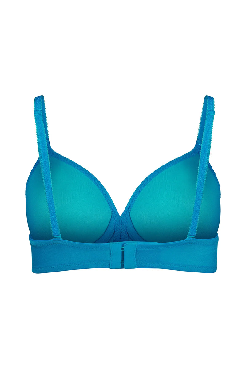 Gossard Glossies Sheer Bra Atomic Blue: Seamless Comfort – Lavinia
