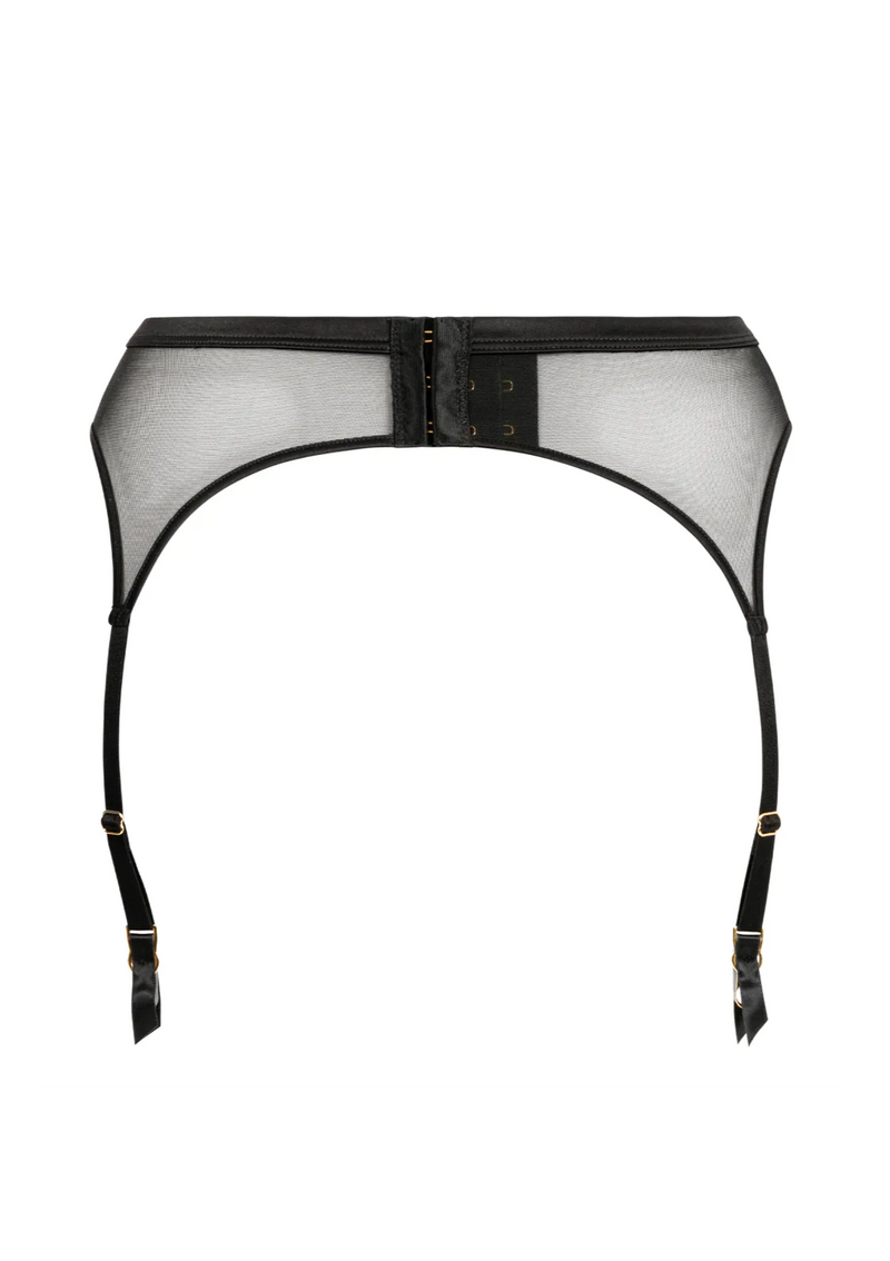 Sexy Sheer Mesh Garter Belt Atelier Amour Douce Insomnia DI61 Black ...