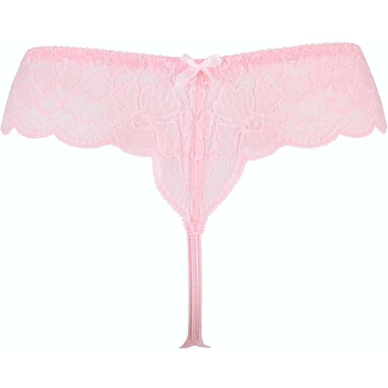 Sheer Mesh Lace String Panty Axami Seductive Rose | Lavinia Lingerie