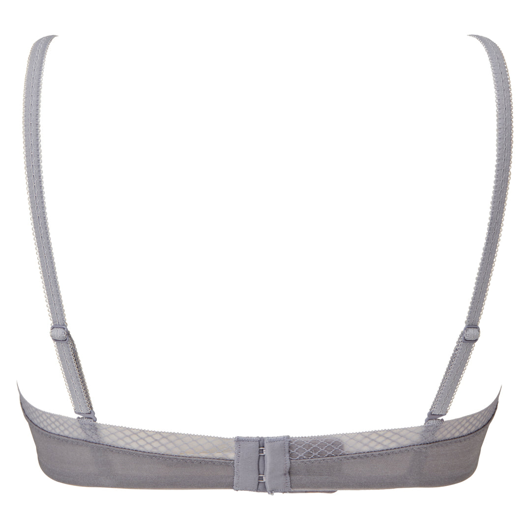 Gossard Glossies Silver Sexy Sheer Molded Bra 6271 @ Lavinia Lingerie