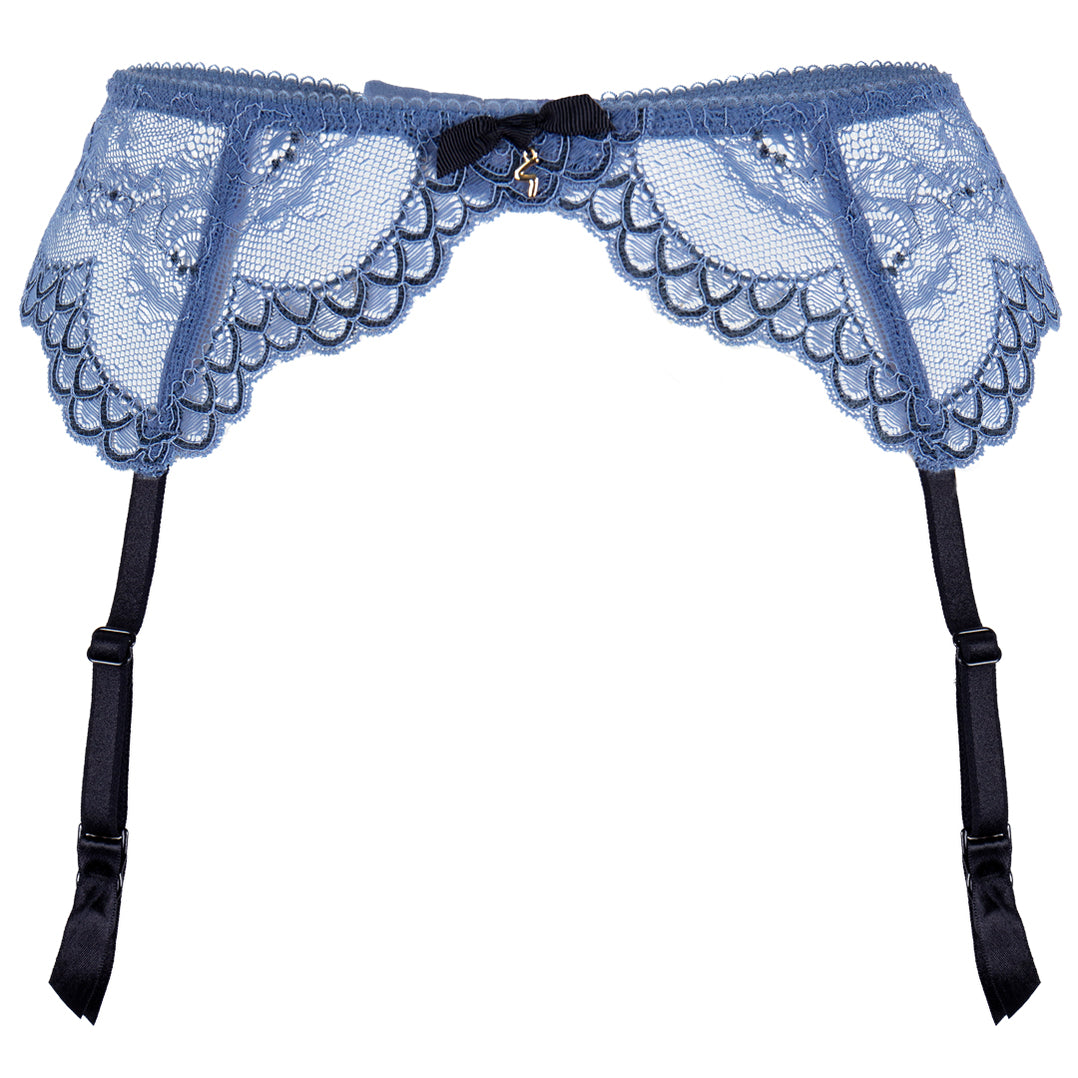 Gossard Superboost Lace Sheer Garter Belt Moonlight Blue 7712 @ Lavinia ...