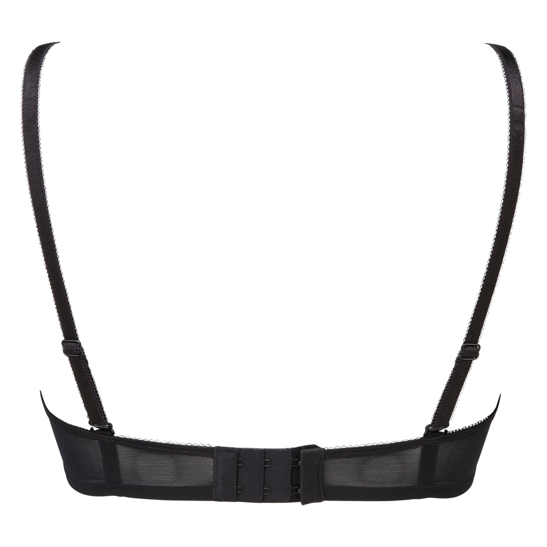 Gossard Glossies Lace Black Sheer Molded Bra 13001 @ Lavinia Lingerie